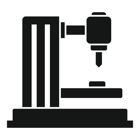 Industrial Milling Machine Icon Simple Style 14672199 Vector Art At Vecteezy