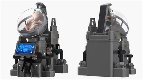 Ectolife Installation Artificial Uterus 3d Model 99 Max 3ds Blend