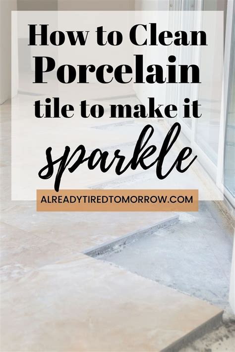 Tips For Cleaning Porcelain Tile Floors