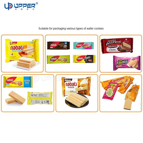 Waffle Automatic Conveyor Feeding And Packaging Line Sandwich Wafer