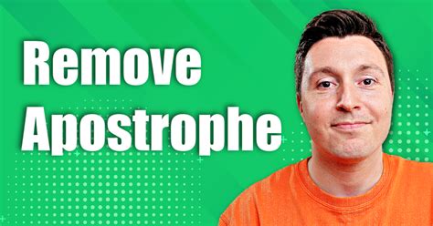 How To Remove Apostrophe In Excel Before A Number