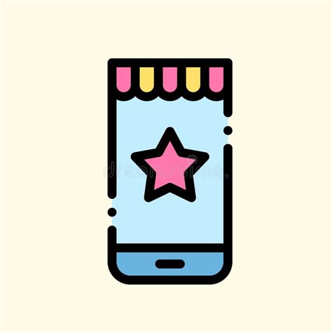 E Commerce Icon Vector Graphic Download Template Stock Vector