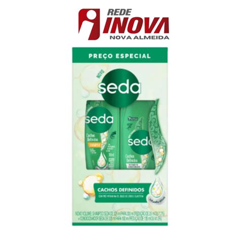 Kit Seda Shampoo 300ml Condicionador 190ml Cachos Definidos Shopee