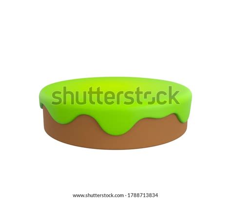 Cartoon 3d Floor Round Grass Over 18 Royalty Free Licensable Stock