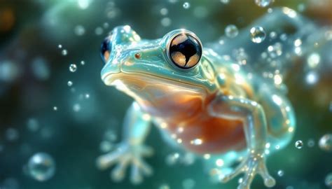 Free Luminous Glass Frog Image Download At Stockcake
