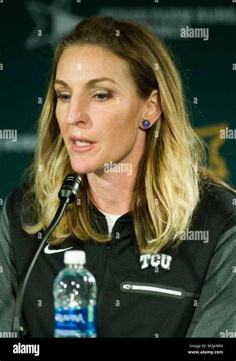 Waco Texas Usa 10th Feb 2018 Tcu Horned Frogs Head Coach Raegan