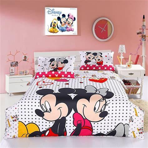 Mickey Mouse And Minnie Mouse Bedding Minnie Mouse Bedroom Decor