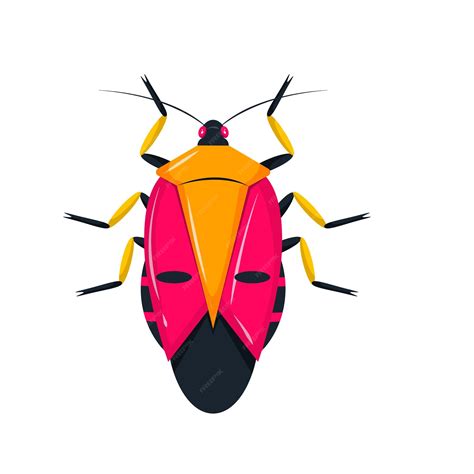 Premium Vector Vector Cartoon Funny Beetle Cockroach Mosquito