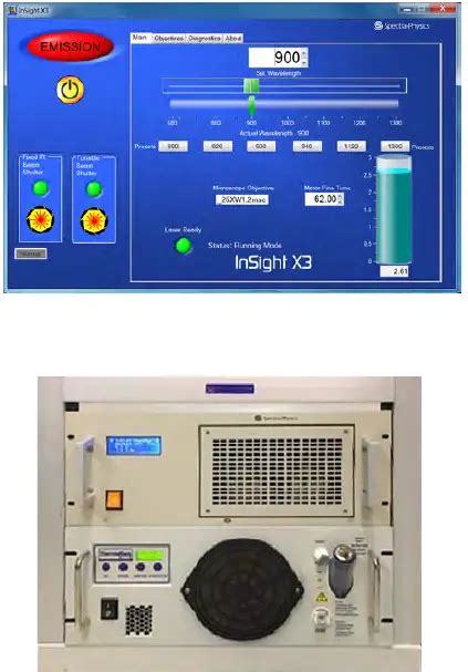 Spectra Physics Insight X3 Tunable Laser Installation Guide Manuals