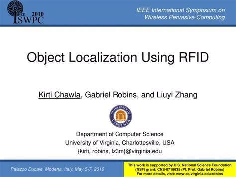Ppt Object Localization Using Rfid Powerpoint Presentation Free