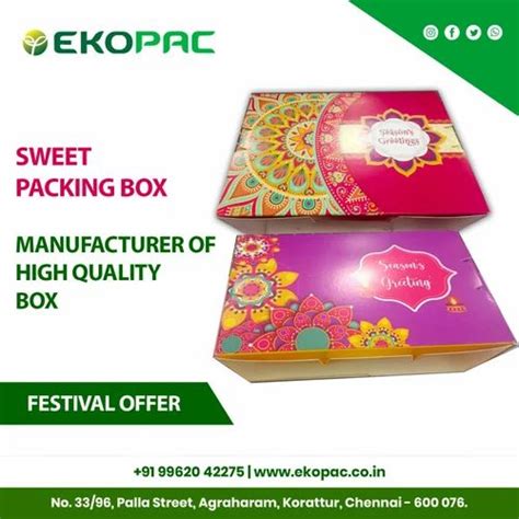 1 Kg Sweets Box At ₹ 6 Piece In Chennai Id 2855164232062