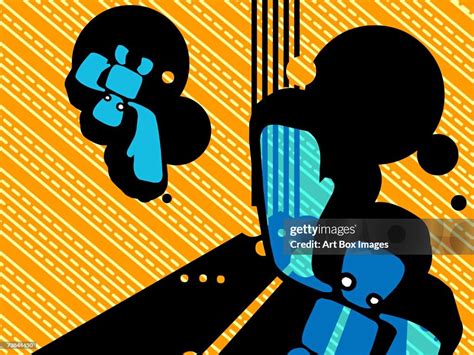 Closeup Of Two Men Waving Hands On A Yellow Striped Background High Res