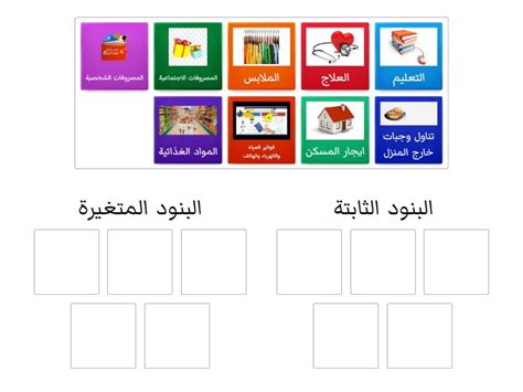 البنود Group Sort