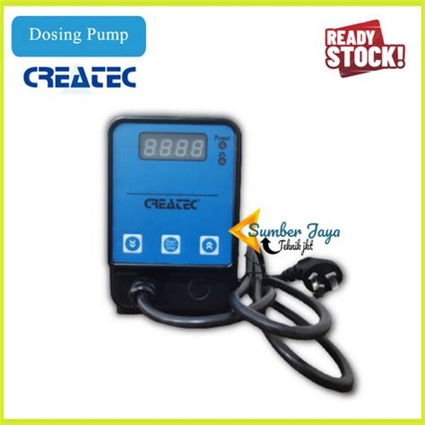 Jual Dosing Pump 9 Lph Pompa Dosing 9 Literjam Createc E0309 3bar 9l