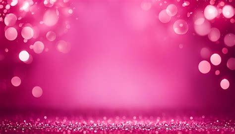 Premium Photo Blur Bokeh Light Effect On Pink Background