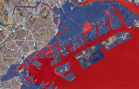 Spatial Distribution Of Inundation Left In Metres And Dv Right In Download Scientific