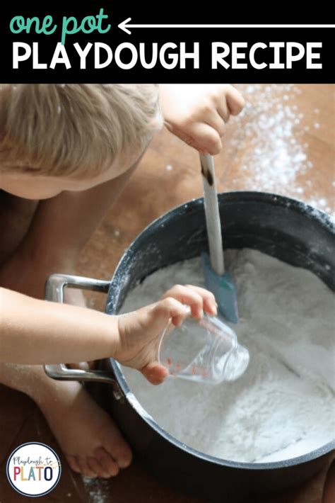 One Pot Playdough Recipe Playdough Recipe Playdough Cooked Playdough