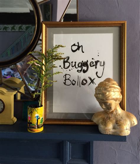Handmade Sweary Art For Fathers Day Oh Buggery Etsy