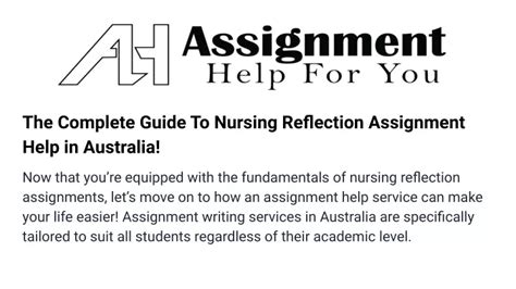 Ppt The Complete Guide To Nursing Reflection Assignment Help In Australia Powerpoint