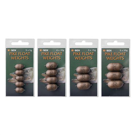 Drennan E Sox Pike Float Weights Premier Angling