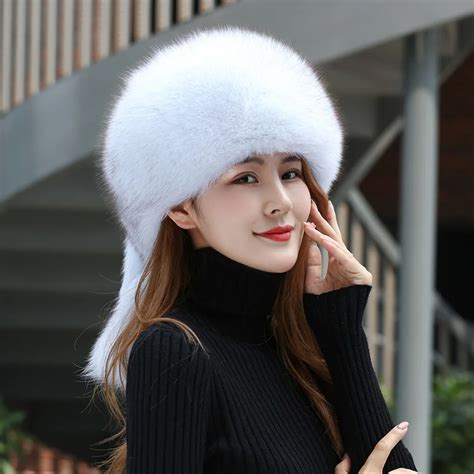 White Russian Winter Hat