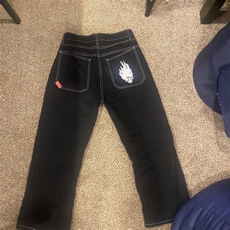 Black Skull Jncos Depop