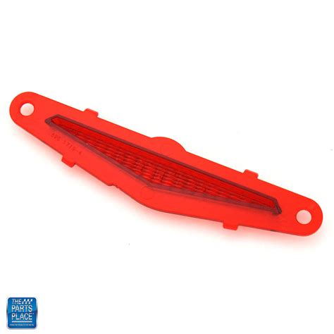 1969 Gto Rear Quarter Side Marker Light Lens Red With Gto Embossed Pair