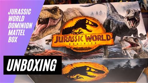 Mattel Sent Us A Jurassic World Dominion Promotional Box Unboxing