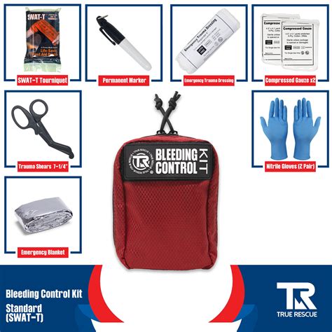 Bleeding Control Kit By True Rescue Free Shipping