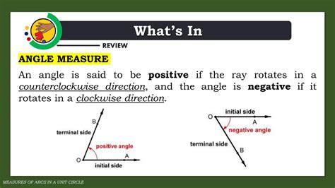 Pc Q2 W1 2 Angles In A Unit Circle Presentation Ppt Pptx