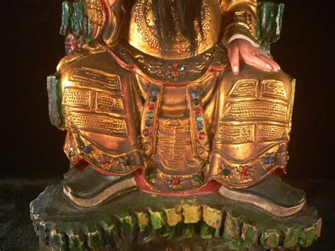 乖乖賣場~早期木雕 坐山頭孚佑帝君 純陽真人呂仙祖 呂洞賓約1呎6~老件 Yahoo奇摩拍賣