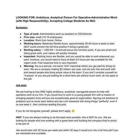 job description operations manager assistant at pinnacle of man 2022