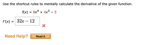 Solved Use The Shortcut Rules To Mentally Calculate The