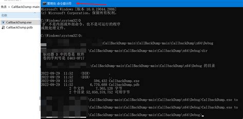 vs2019编译成功，但是运行无反应 · issue 3 · seventeenman callbackdump · github