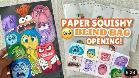 Inside 2 Paper Squishy Blind Bags Blind Bags Fun Diys Paper