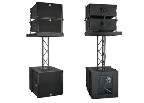 stage events powered line array speakers 10 inch cvr pro audio