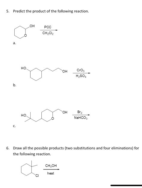 Solved Predict The Product Of The Following Reaction Bcdraw