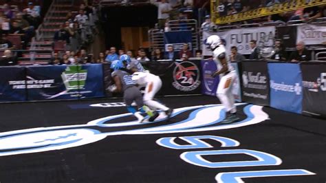 Dwayne Hollis And James Romain Pass Break Up In End Zone 5 14 Vs Arizona Rattlers Youtube