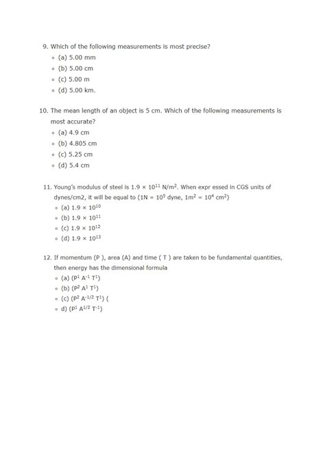 Solution Cbse Class 11 Physics Chapter Wise Important Questions