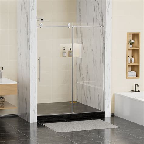 Superflo 56 60w×75h Sliding Single Frameless Shower Door With 516