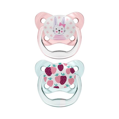 Dr Browns Prevent Stage 1 Butterfly Pacifier Pink Whalewater Spout 2 Pacifiers Clicks