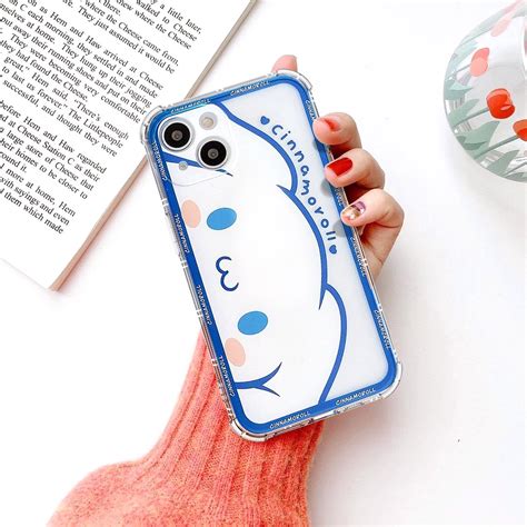 Mua Ốp Viền Vuông Hello Kitty Cinnamoroll Trong Suốt Chống Sốc Cho