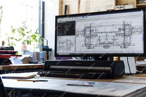 Premium Photo Technical Drawings With Professional Large Format