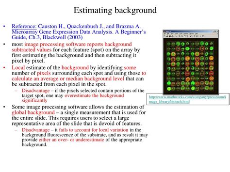 ppt microarray data normalization and data transformation powerpoint