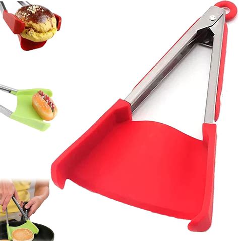 Spatule Et Pince 2 En 1 Retournez Simplement Spatule Alimentaire 2