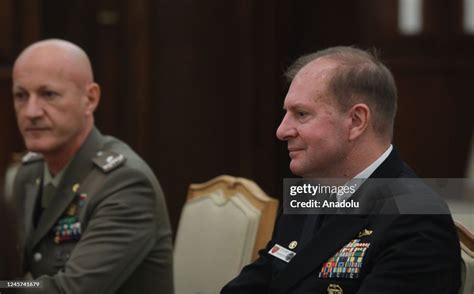 Serbian President Aleksandar Vucic Receives Commander Of Allied Joint