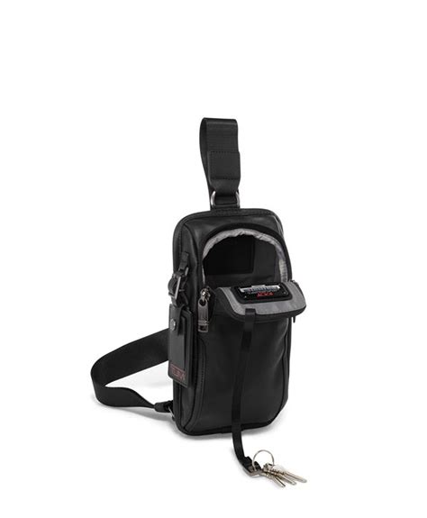 Alpha 3 Compact Sling Black Tumi Uk