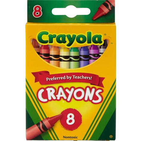 Crayola Crayons Regular Size Assorted Colors 24 Crayons Per Box Set Of
