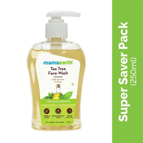 Mamaearth Tea Tree Face Wash With Neem For Acne And Pimples 250 Ml