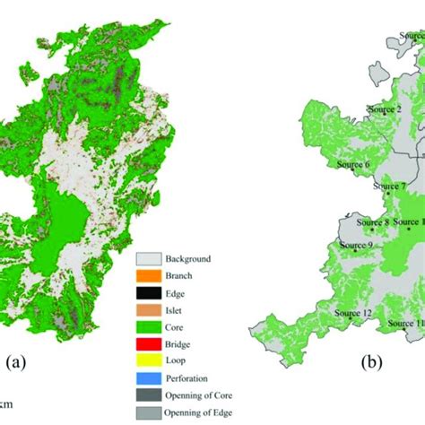 Ecological Corridor Network Extraction Results Of Ecological Corridors